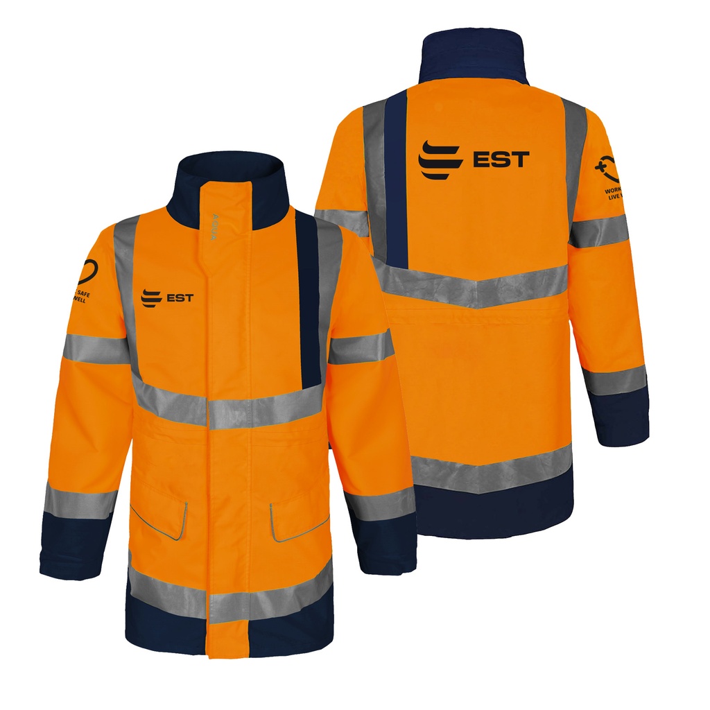 AQUA HI VIS EXPRESS RIPSTOP BREATHABLE JACKET | Eurox – Workwear PPE ...